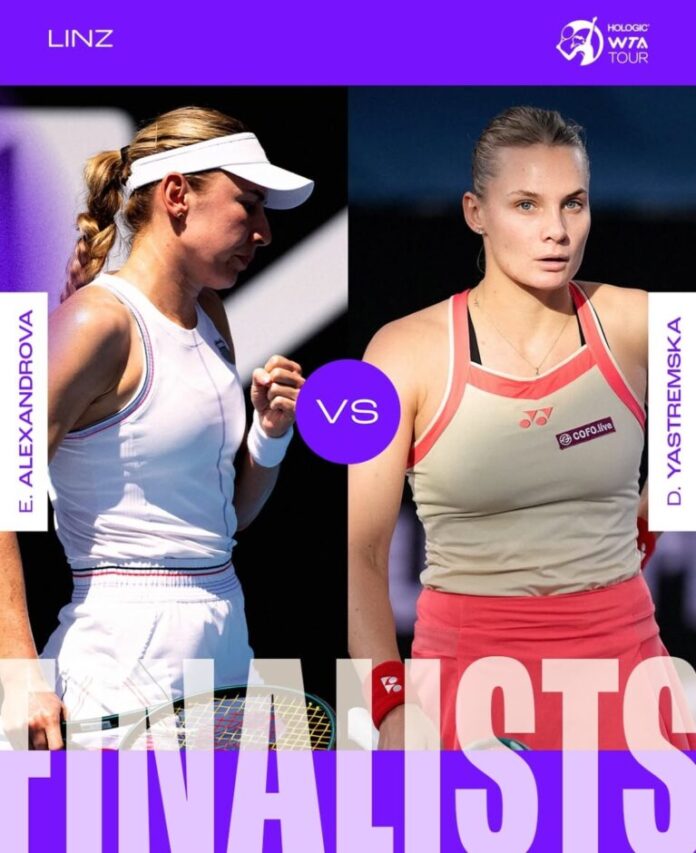 WTA 500 Linz: Muchova uit. Alexandrova teen Yastremska in die eindstryd.