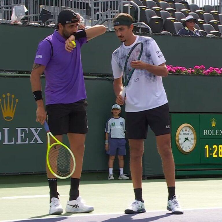 ATP Indian Wells: Berrettini and Sonego out in the quarterfinals