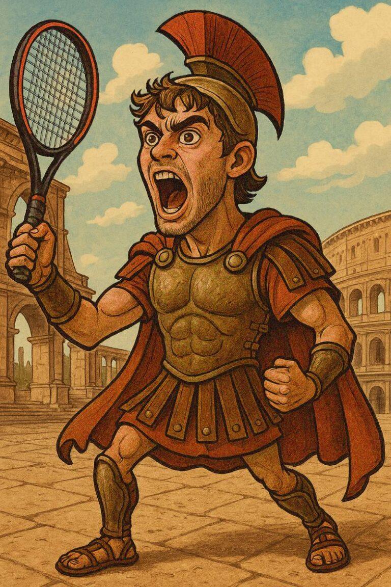La Gladiatoroj de Romo. Flavio Cobolli, rakontita de Claudio Pistolesi.