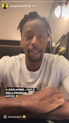 Monfils svarer ironisk og tydelig på fornærmelser på sosiale medier ...