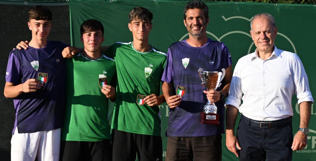 Pontedera gajnas la italan ĉampionecon por viroj sub-16 - TennisTalker ...