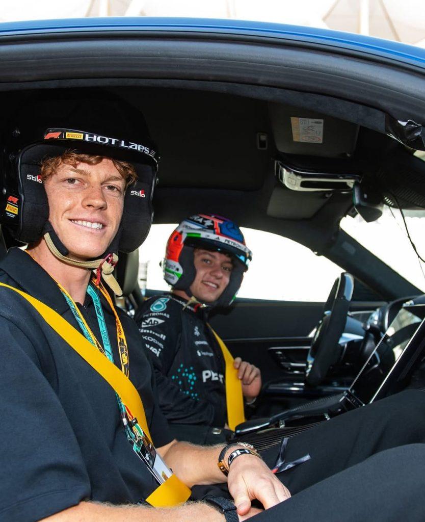 Pendosa di GP F1 Abu Dhabi: satu pusingan dengan Antonelli, kemudian ...