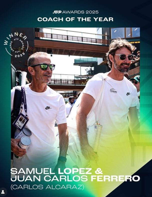 ATP Awards 2025: Ferrero and López named best coaches of the year ...