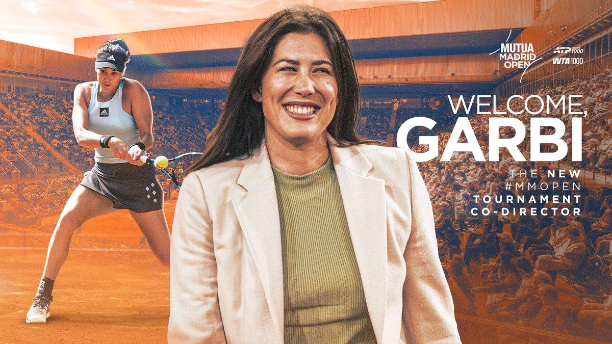 Muguruza co-directrix Mutua Madrid Open nominata est.