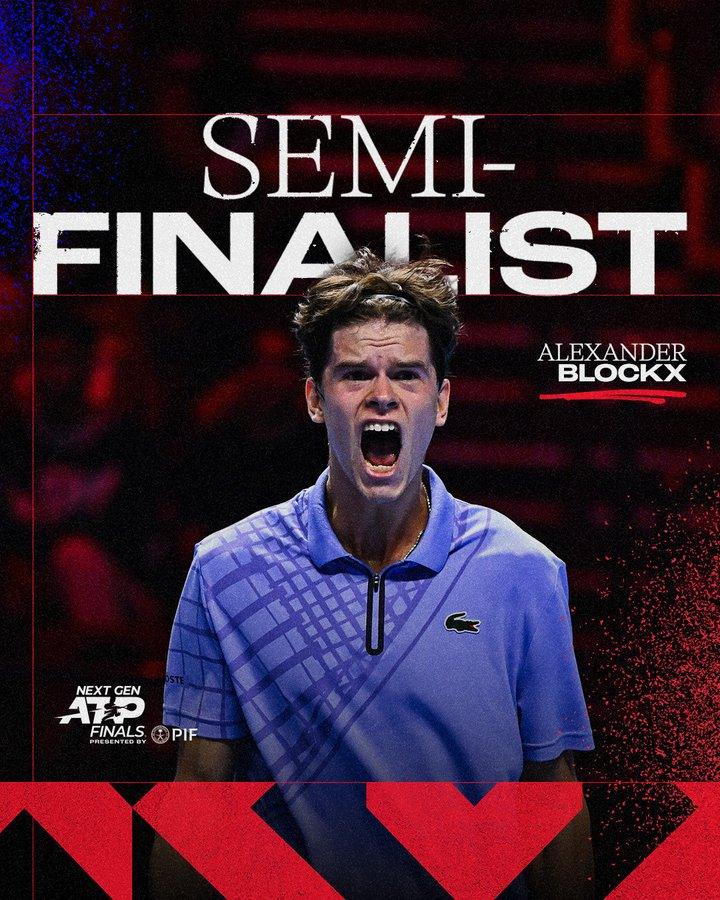 Next Gen ATP Finals: Blockx shows off in the Red Group: he beats ...