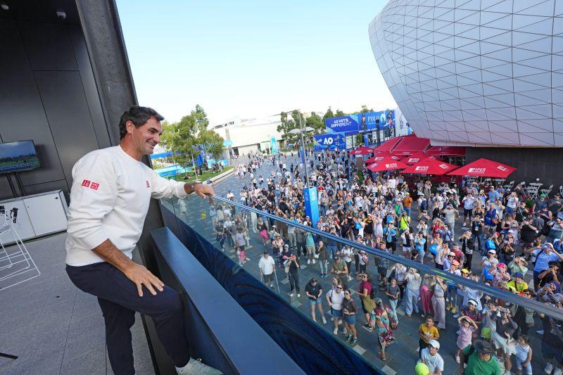 Federer trở lại sân đấu tại giải Úc mở rộng (và "đánh bại" Ruud)