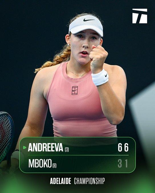 WTA 500 Adelaide: Andreeva Leads the Way Among the Stars of the Future ...