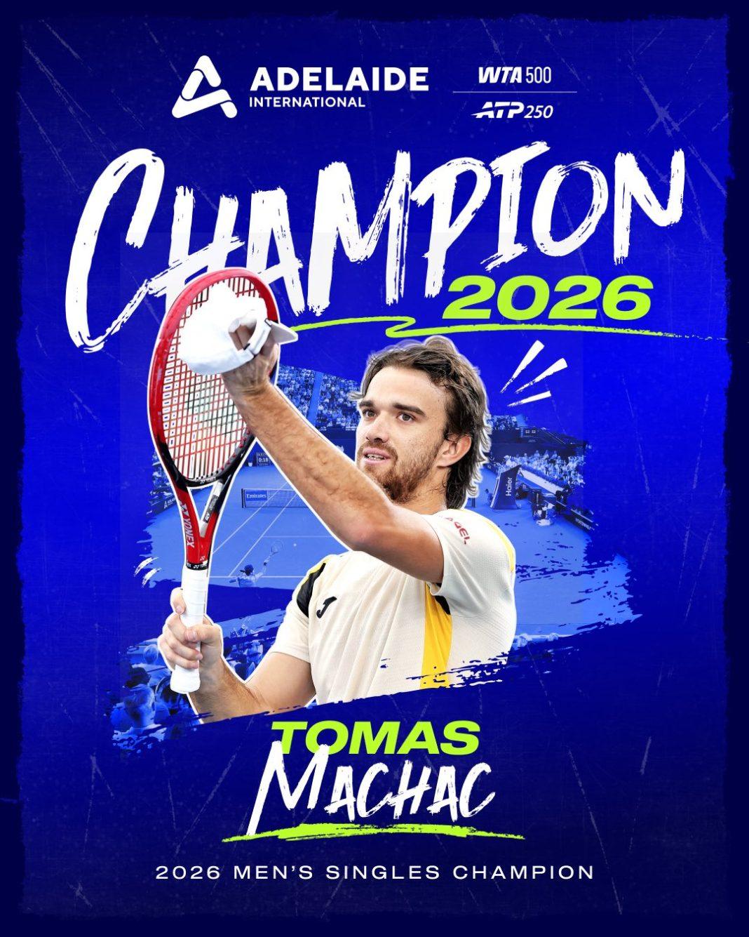 ATP Adelaide: Machac jiddomina lil Humbert biex jirbaħ it-titlu Awstraljan