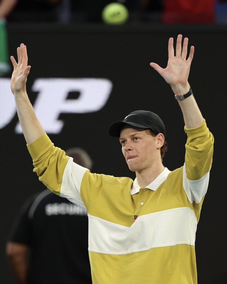 Sinner reveals his lucky charm at the Australian Open: "It's a lion."