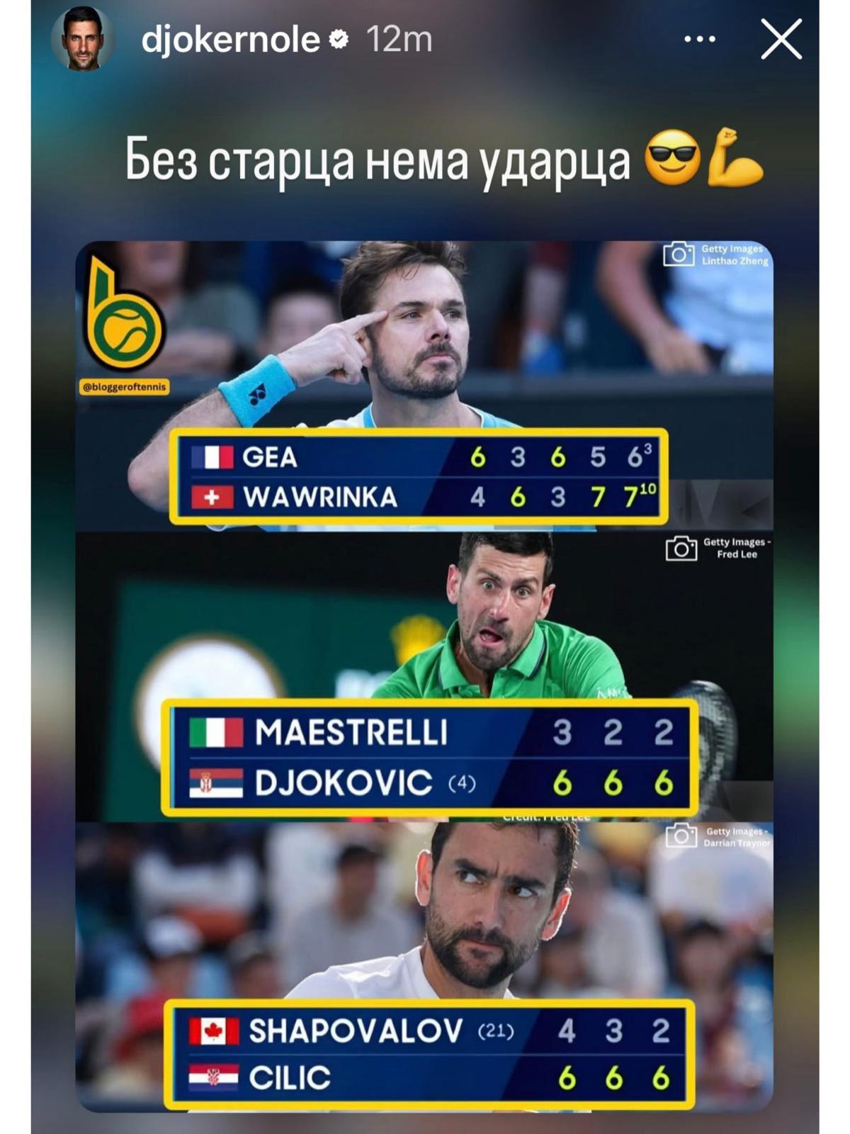 I-Australian Open: UWawrinka noCilic bakhokela ukuhlasela, badlulela ...