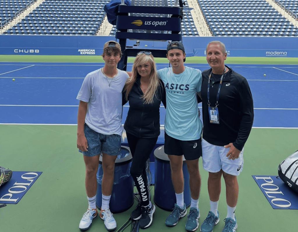 Tennis in the Family: Zachary and Trevor Svajda, Brothers with Their ...